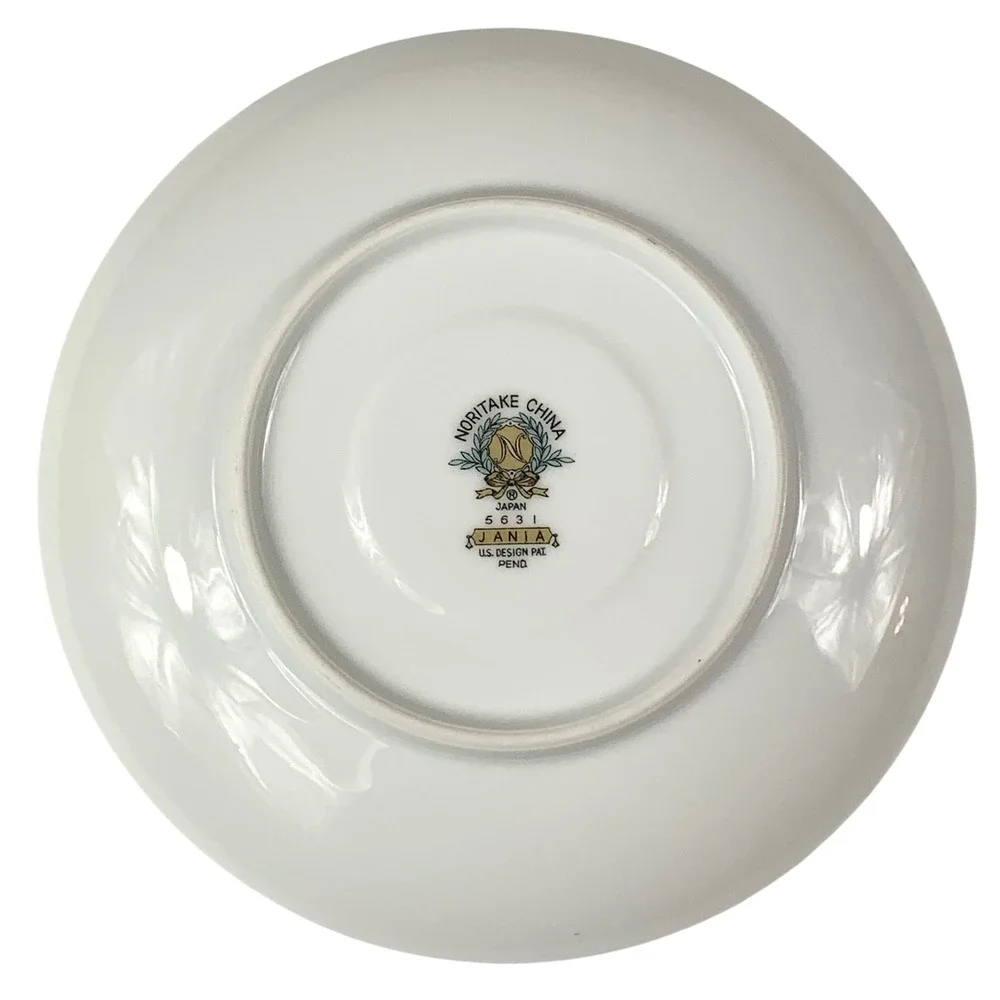 Noritake | Dining | Noritake China Jania 563 Saucer Plate Gold Leaf ...